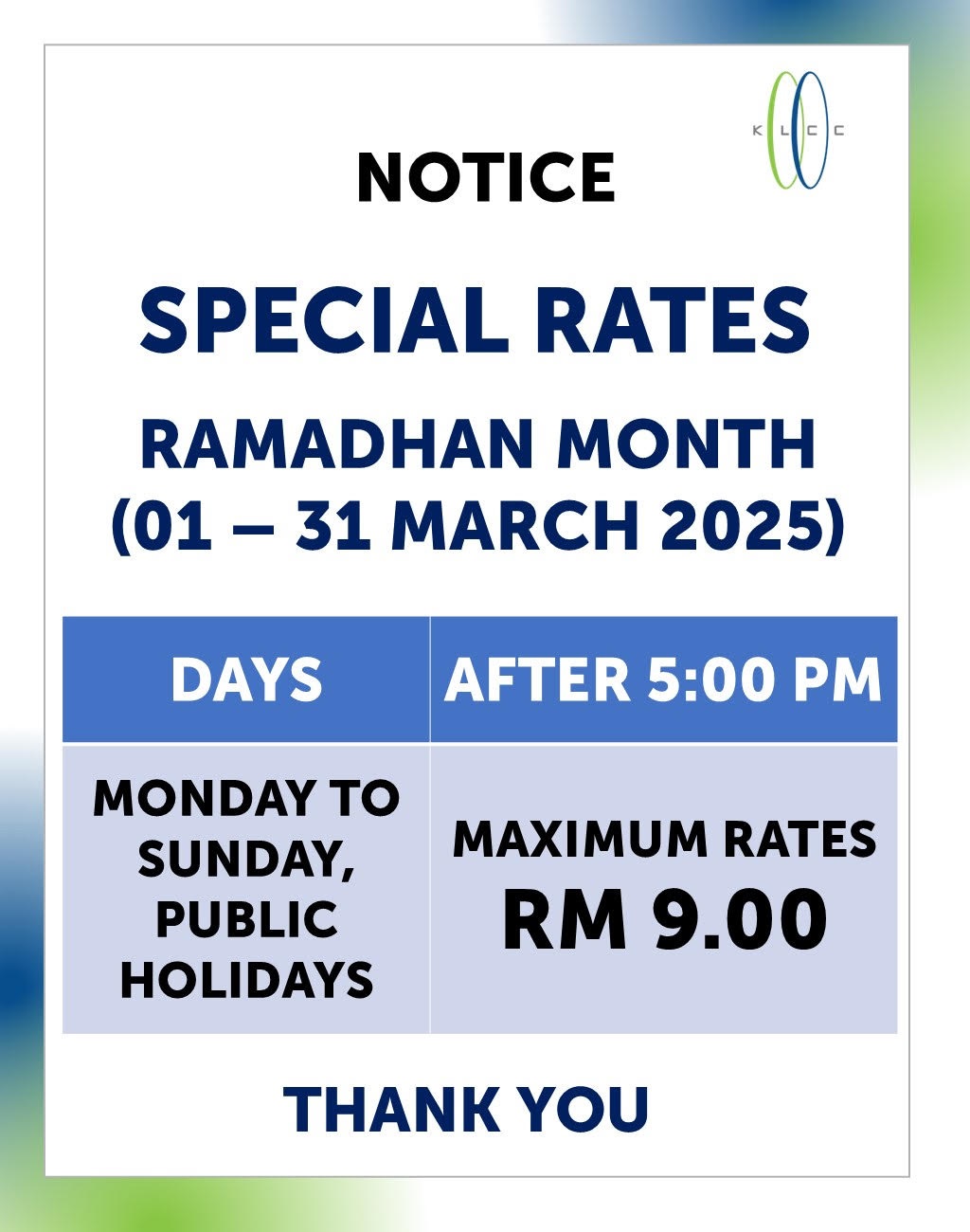 ANNOUNCEMENT – KPM