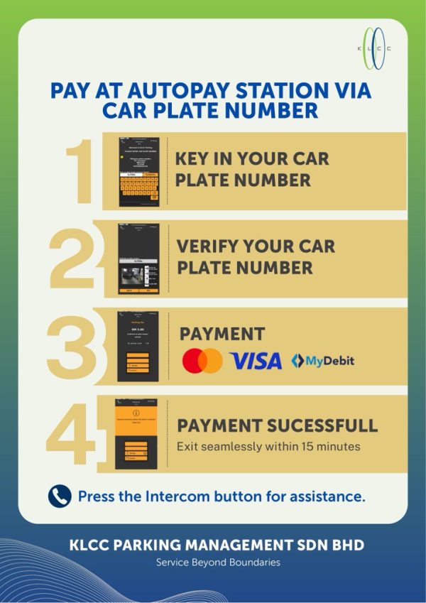 AUTOPAY STATION (APS) VIA CAR PLATE NUMBER – KPM